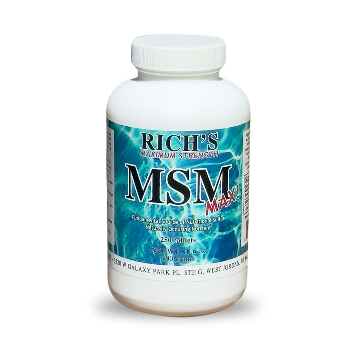Rich's MSM 1200 Mg. Maximum Strength Tablets – Rich's Distributing
